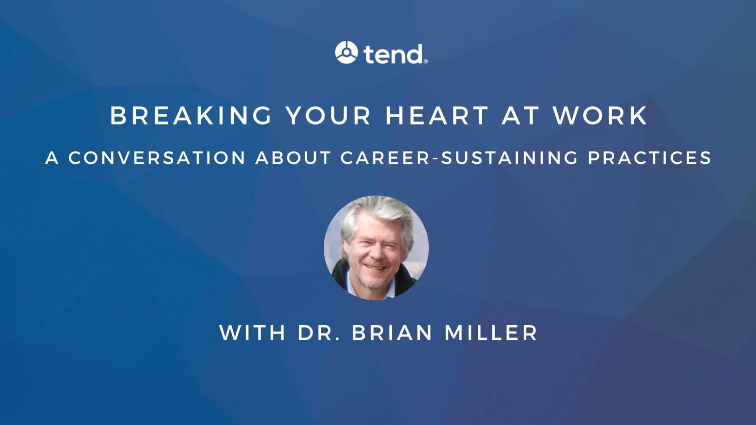 Reducing Secondary Traumatic Stress | The TEND Toolkit