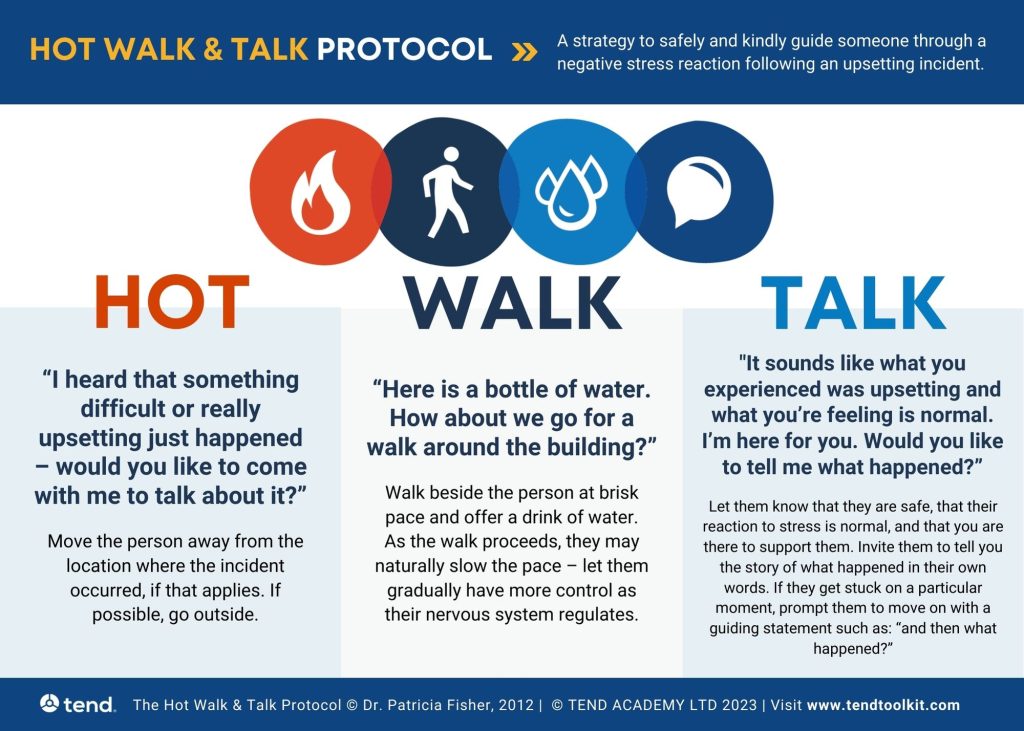 The Hot Walk & Talk Protocol | The TEND Toolkit